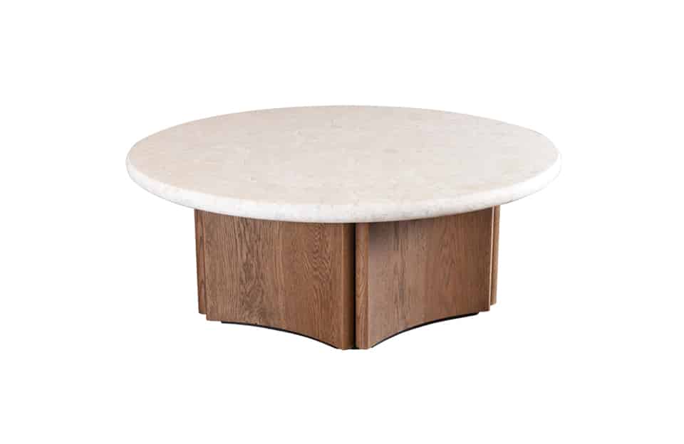 Casena Coffee Table Cream Marble - Home Decor