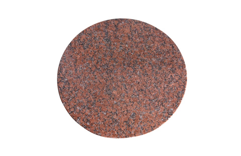 Side Table Red Marble - Home Decor