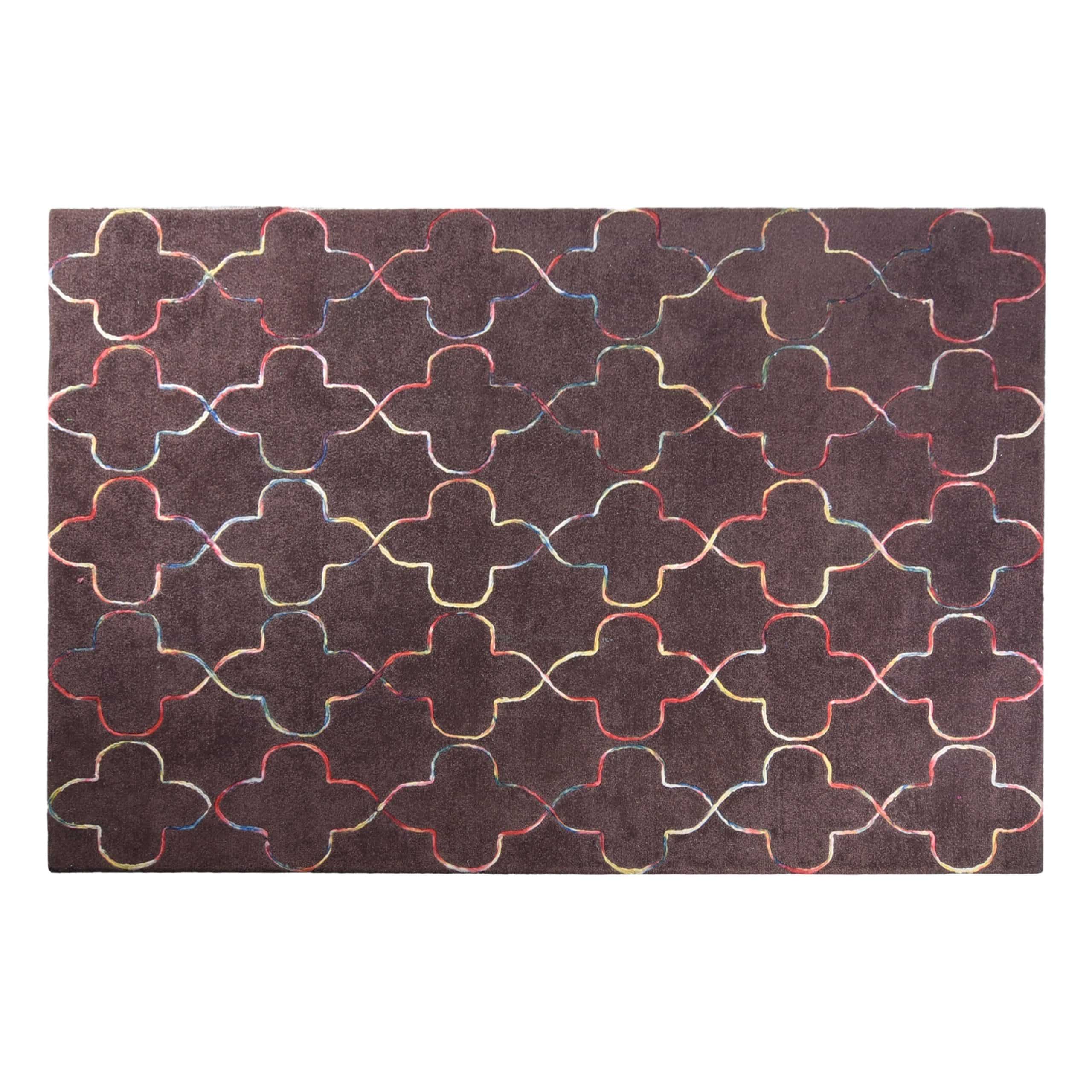 Wollen Rug On Outerwoll Handmade – Home Decor