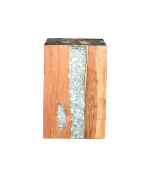 Hallow Stool Silver – Home Decor