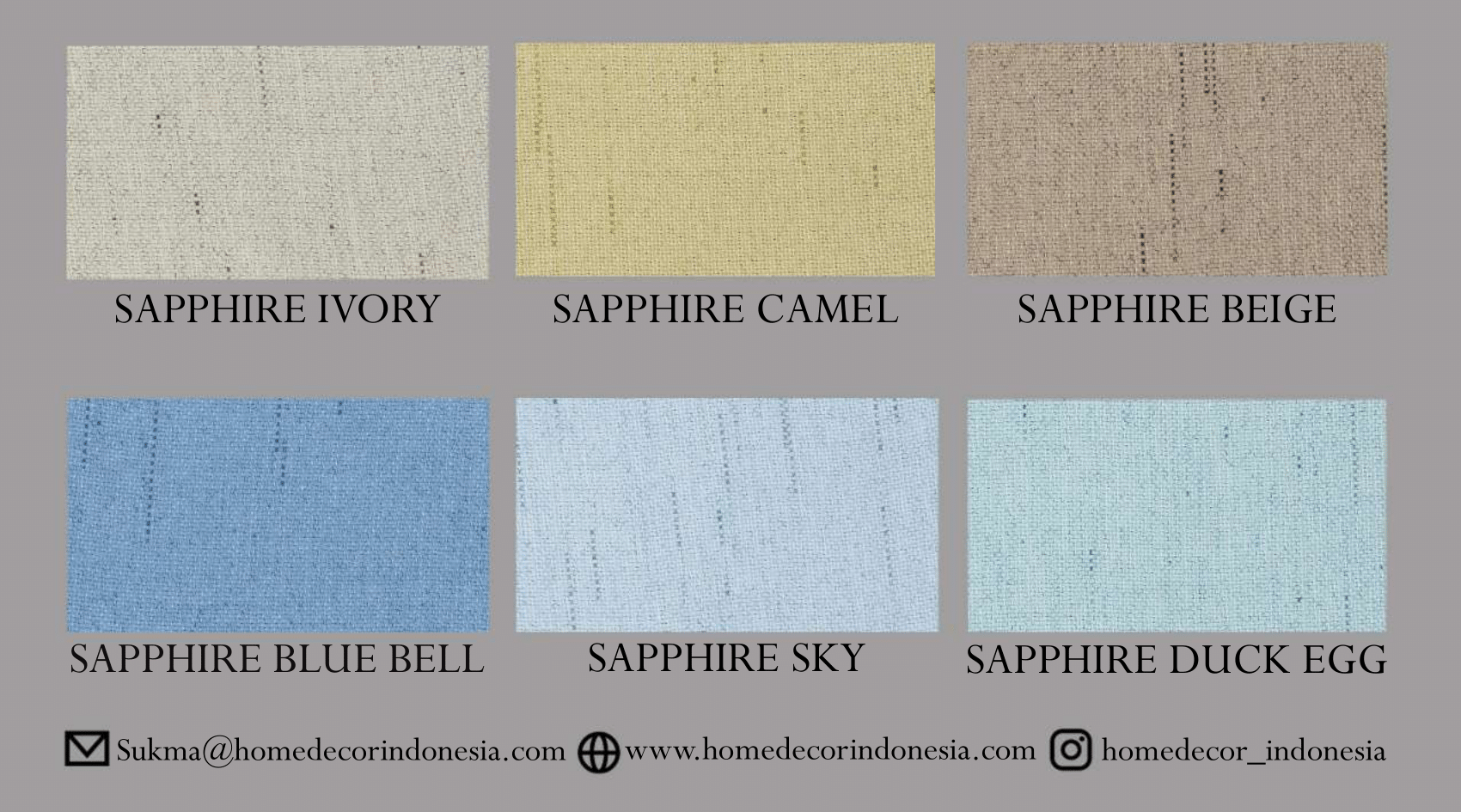 Sapphire - Home Decor