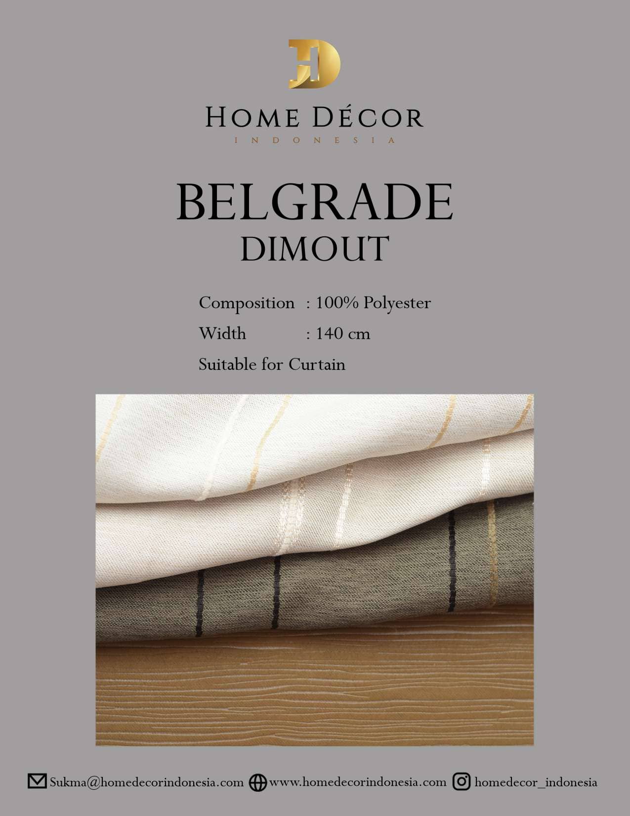 Belgrade Dimout - Home Decor