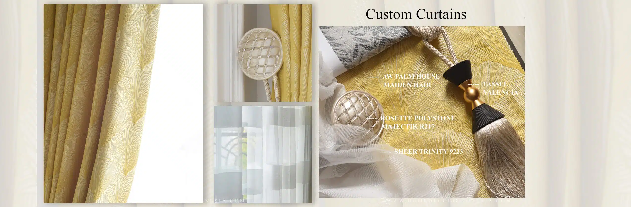 Custom Curtains & Blinds in Jakarta - Home Decor Indonesia