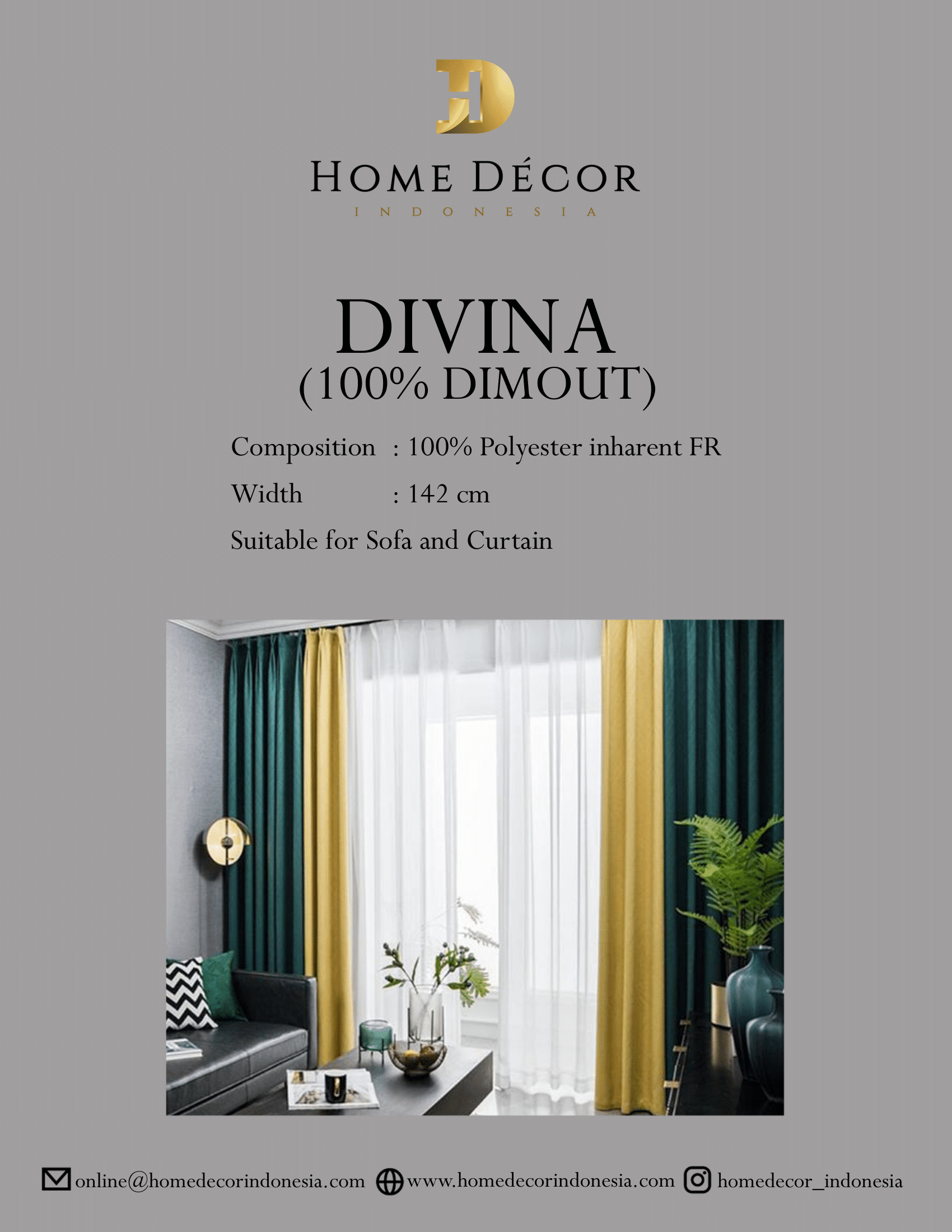Divina Dimout - Home Decor