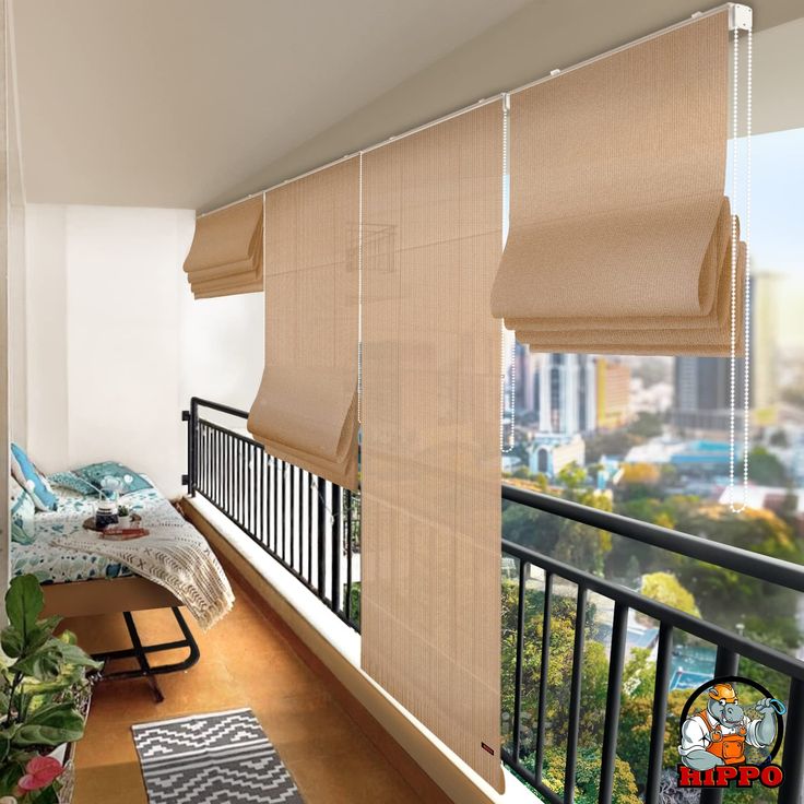 Outdoor Roman Blinds | Roman Shade Blinds | Roman Shade Curtains