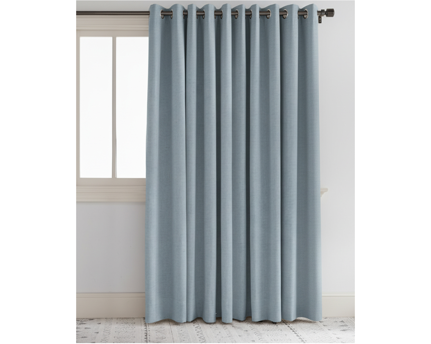 Neo Denver - 12 Blue - Blackout Curtain - Home Decor