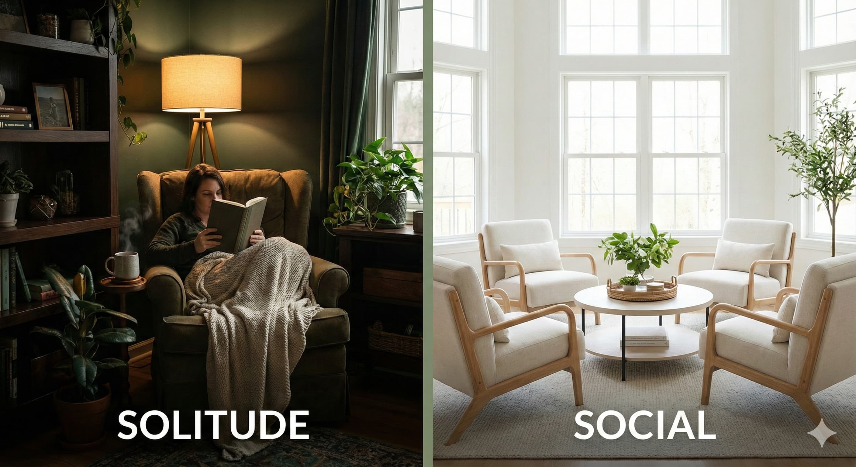 Create Home Sanctuaries: Reading Nooks & Social Zones
